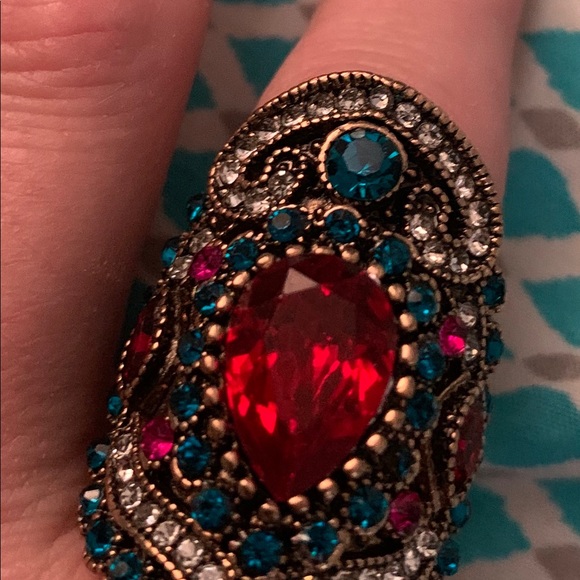 Jewelry | Turkish Gem Ring Size 8 | Poshmark